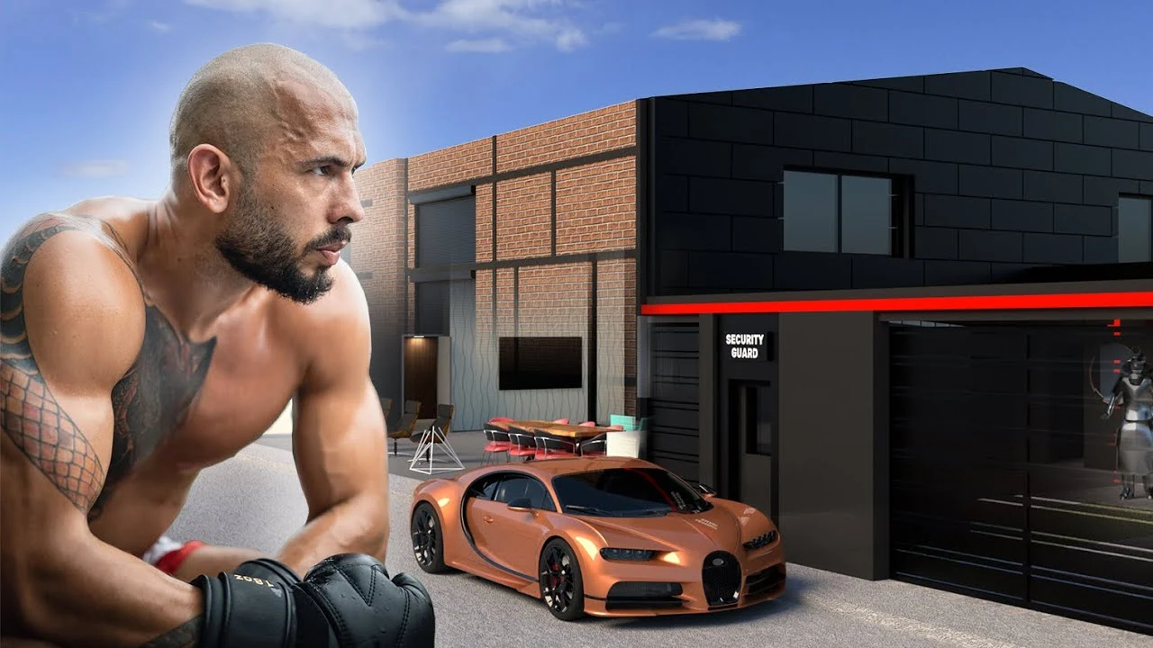 Andrew Tate house tour - home style cafe